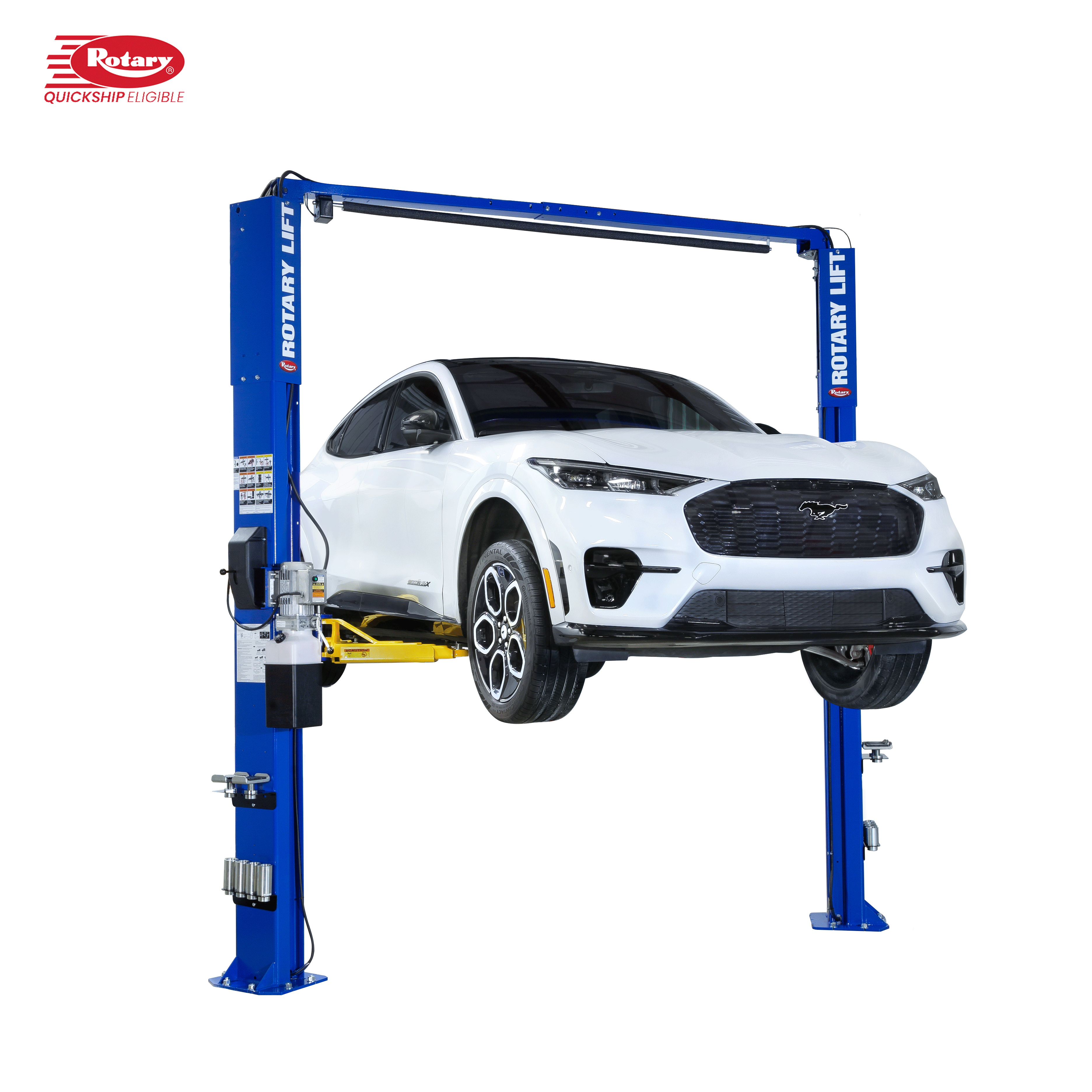 Rotary SPOA10 AV 2HP 10,000 lbs. Asymmetric Turned Column 2-Post Lift ...